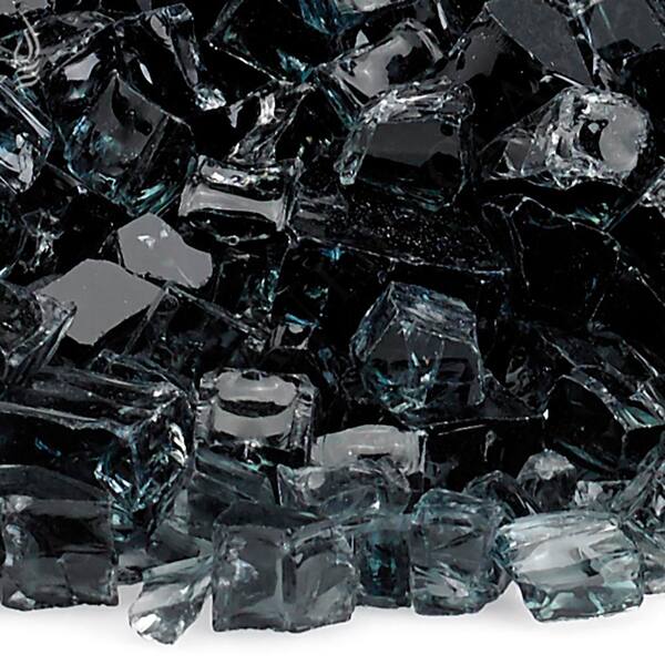 American Fire Glass 1/2 in. Black Fire Glass 10 lbs. Bag AFF-BLK12-10