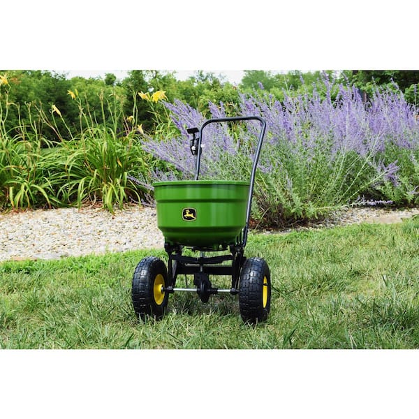 John Deere 50 lbs. Push Broadcast Spreader for Seed and Fertilizer 45 ...