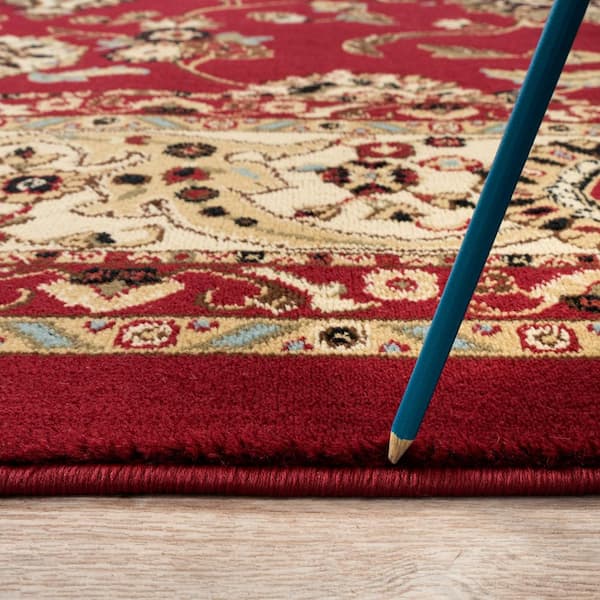 StyleWell Marash Red 8 ft. x 10 ft. Area Rug 59307 - The Home Depot