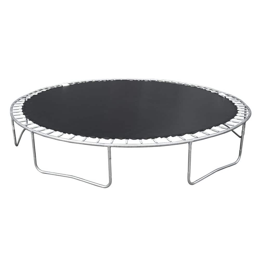 14 ft. Trampoline for Adults & Kids with Basketball Hoop, Outdoor ...