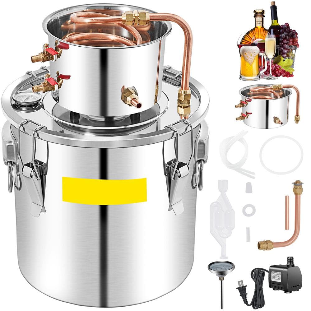 SVOPES 13.2Gal./50L Alcohol Still, Copper Tube Alcohol Distiller ...