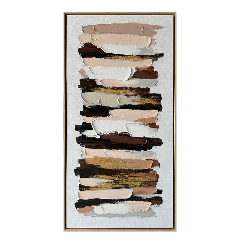 A&E "Ethereal" Framed Abstract Wall Art Print Hand Painted 60 in. x 30 ...
