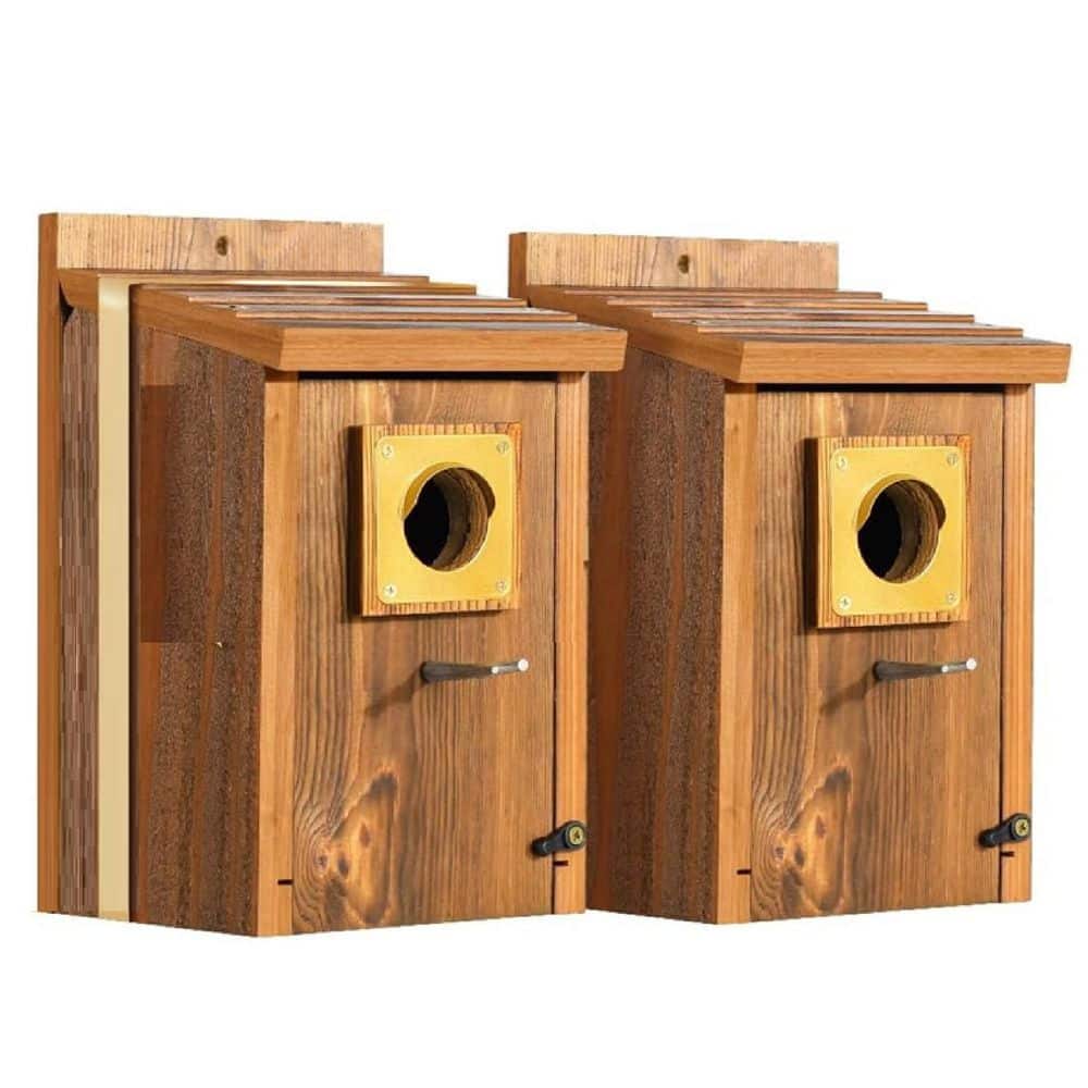 Justincity Rustic Bluebird Wooden Birdhouse Bluebird Nesting Box Bird ...