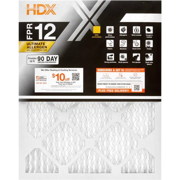 Reviews for HDX 20 in. x 36 in. x 1 in. Ultimate Allergen Pleated Air ...