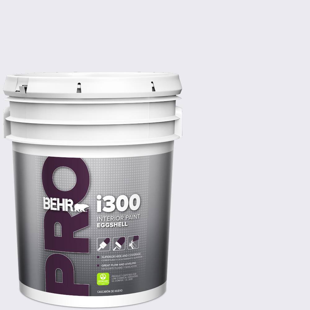 BEHR PRO 5 gal. #650E-1 Lace Cap Eggshell Interior Paint PR33005 - The ...