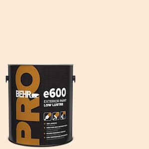 BEHR PRO 5 gal. #300C-1 Princess Ivory Low Luster Exterior Paint ...