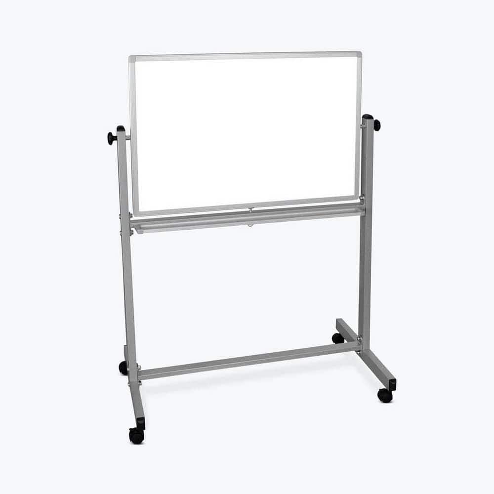 HOME IMPORTS EMPORIUM 36 in. L Mobile Dry Erase Whiteboard with Casters ...