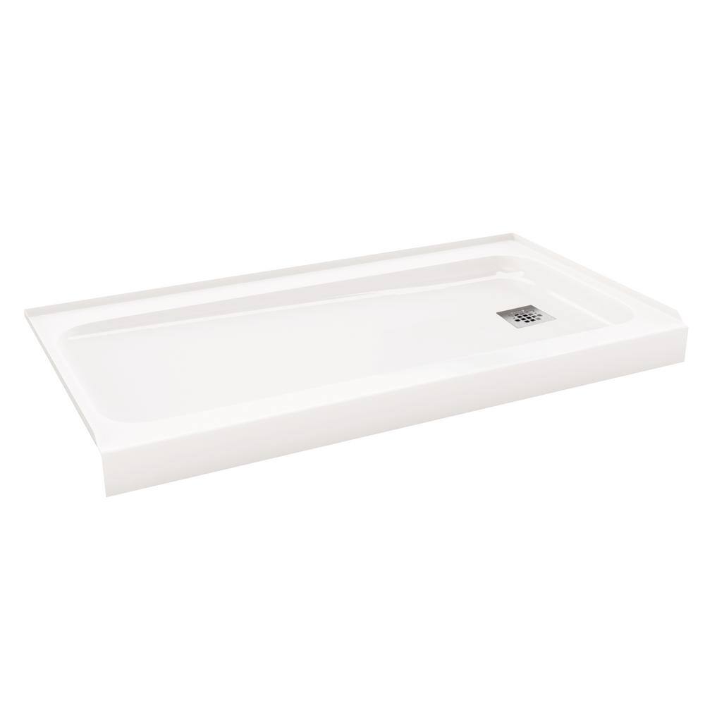 Bootz Industries Showercast 30 in. L x 60 in. W x 78 in. H 4 Piece ...
