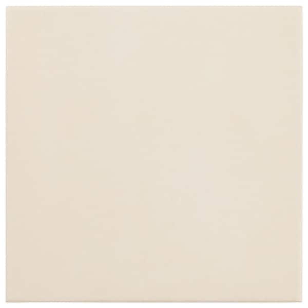 Ivy Hill Tile Elizabeth Sutton Cameo Cement Bone White 7.87 in. x 0.34 ...