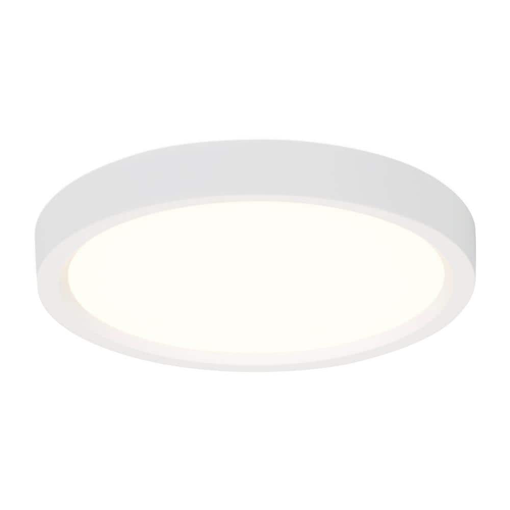 Generation Lighting Traverse Lotus 5 in. Round White Integrated LED ...