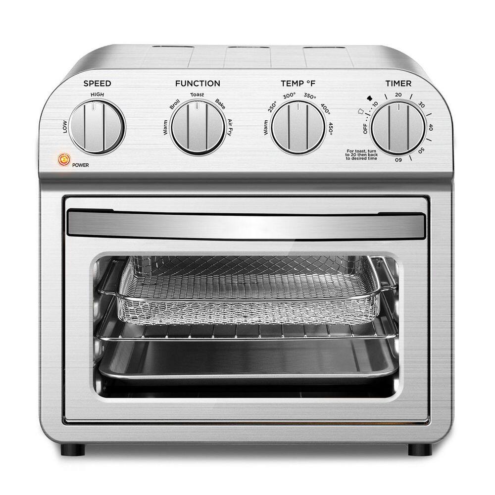 ROOMTEC 14 qt. Stainless Steel Air Fryer with Rotisserie GTO10A - The ...