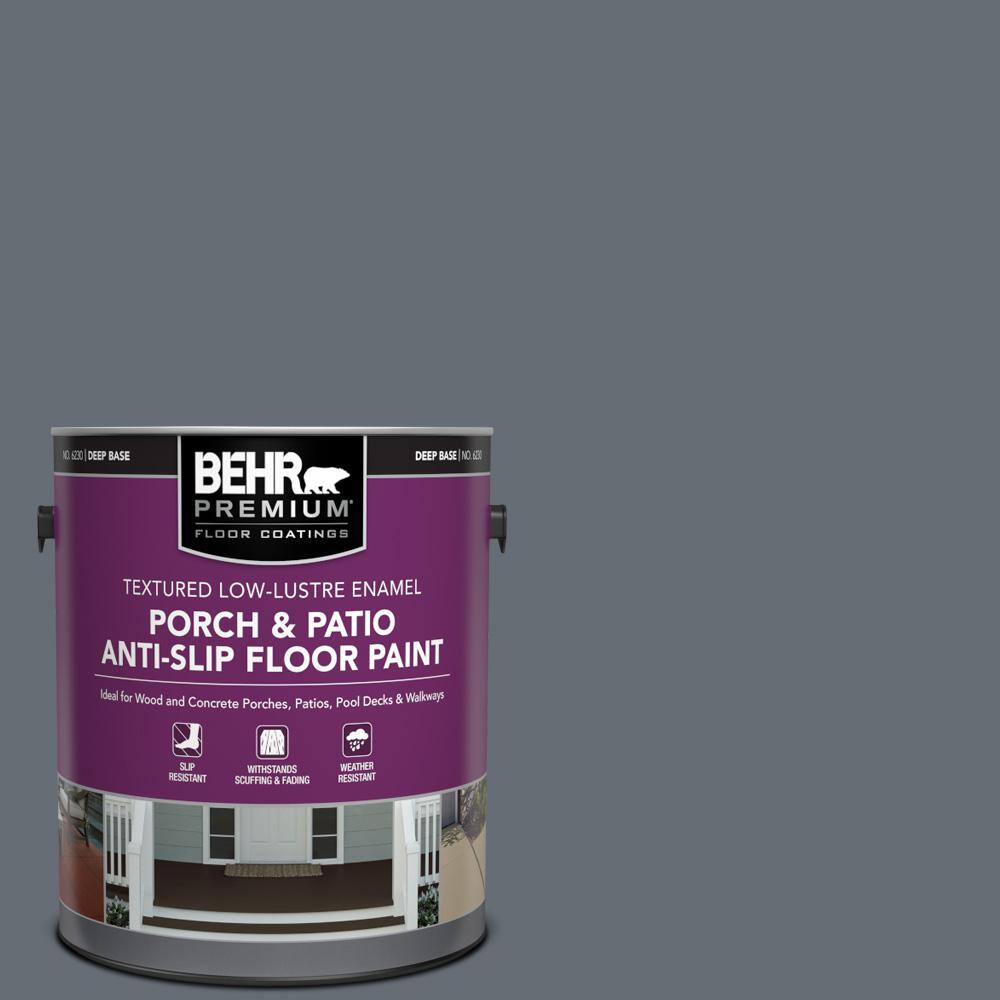 BEHR PREMIUM 1 gal. #PPU26-22 Summer Storm Textured Low-Lustre Enamel ...