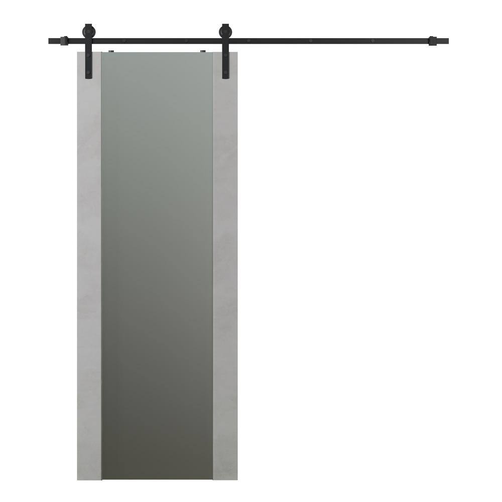 Belldinni Vona 202 36 in. x 84 in. Full Lite Frosted Glass Light Urban ...