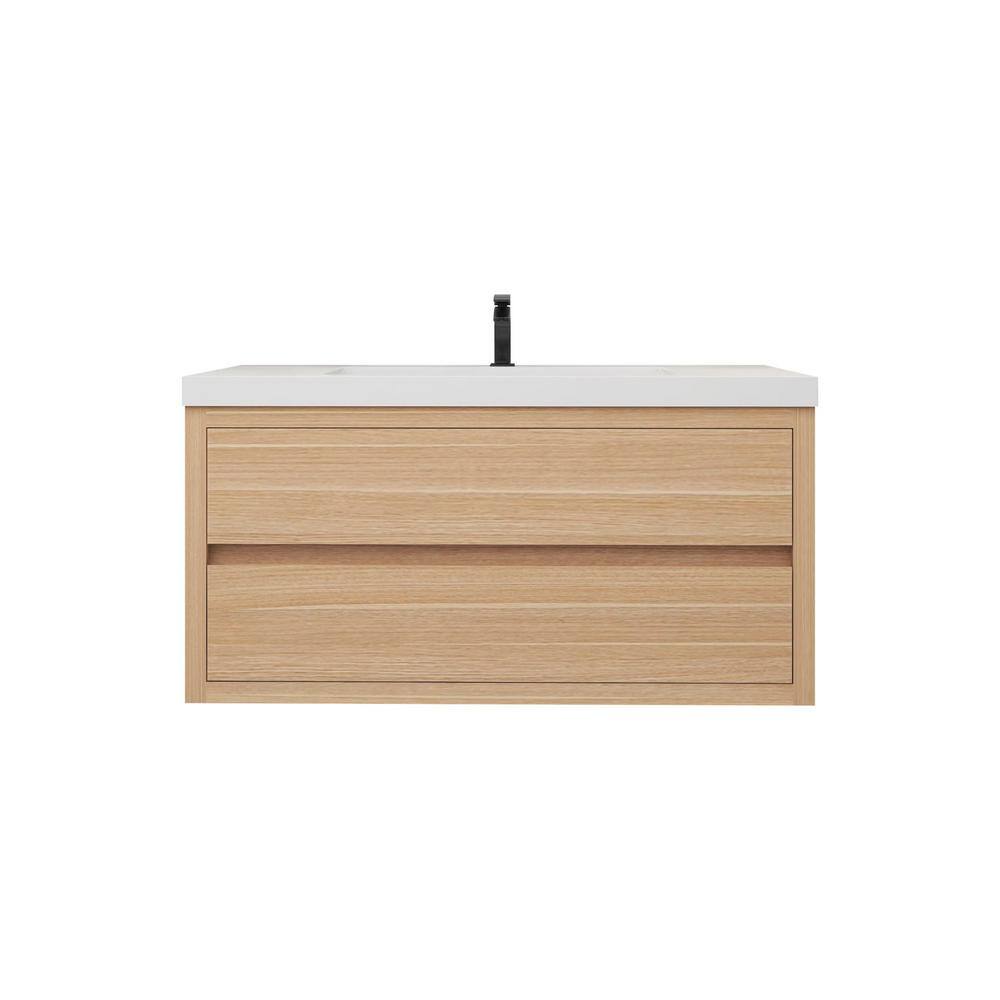 BV Better Vanity Louis 42 in. W x 20 in. D x 22 in. H Single Sink ...