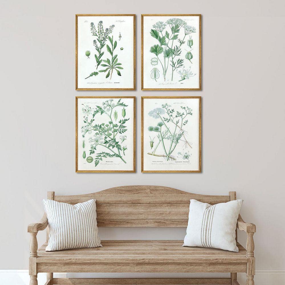 Paragon Inspire Studio 4 Piece Framed Giclee Culture Art Print 25 in. x ...