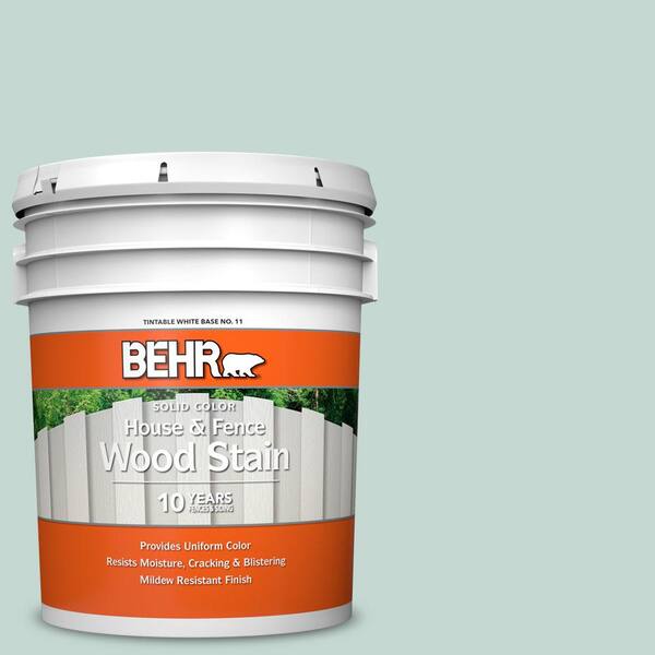 BEHR 5 gal. #480E-2 Tide Pools Solid Color House and Fence Exterior ...
