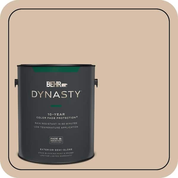 BEHR DYNASTY 1 gal. #250E-3 Wild Porcini Semi-Gloss Exterior Stain ...