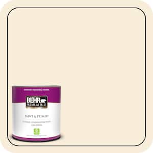 BEHR PREMIUM PLUS 1 gal. #70 Linen White Eggshell Enamel Low Odor ...