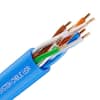 Syston Cable Technology 250 ft. Blue CMR Riser Rated Cat 5e 350 MHz 24 AWG Solid Bare Copper ...