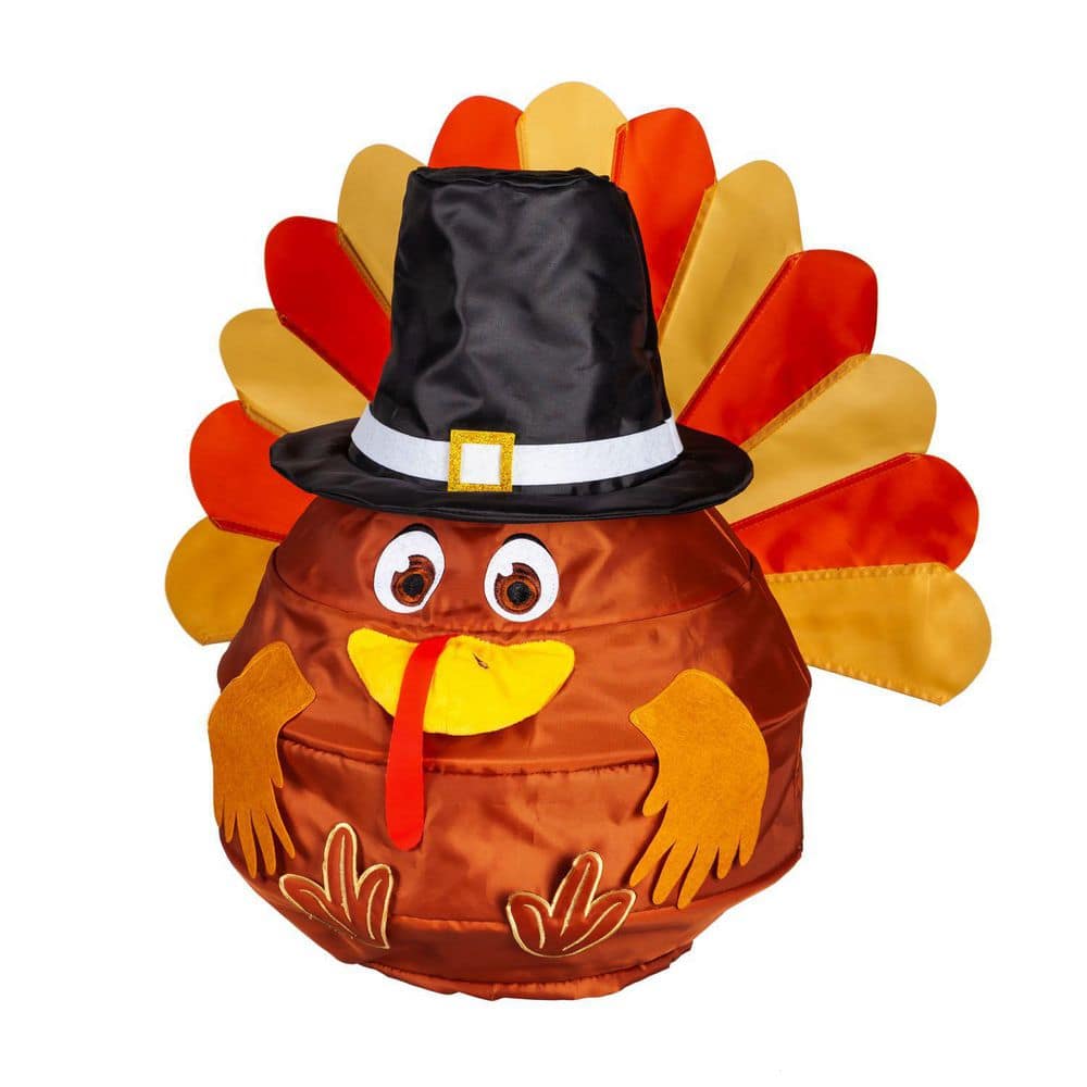 Evergreen 14 in. x 14 in. Turkey Lamp Post Buddy 2LP1190 - The Home Depot