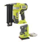 RYOBI ONE+ 18V Cordless 2-Tool Combo Kit with Random Orbit Sander and ...