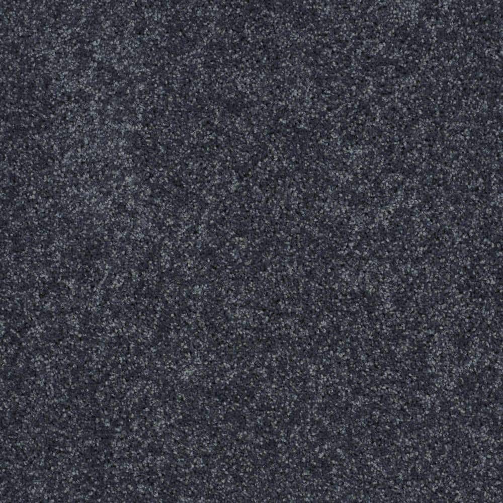 TrafficMaster Palmdale I - Sail Boat - Blue 17.6 oz. Polyester Texture ...
