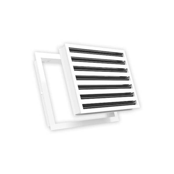 QuietCool 16 in. x 12 in. Aluminum Wall/Ceiling Linear Slot Diffuser in ...