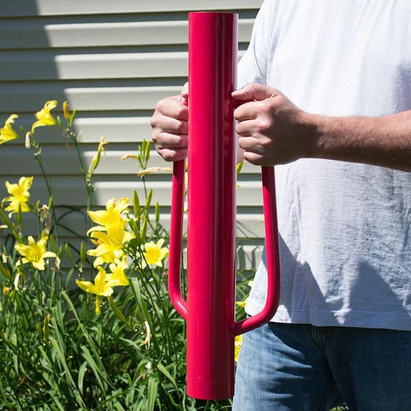 Everbilt 3 in. x 9 in. x 24 in. Metal Fence Post Driver 901147EB - The ...