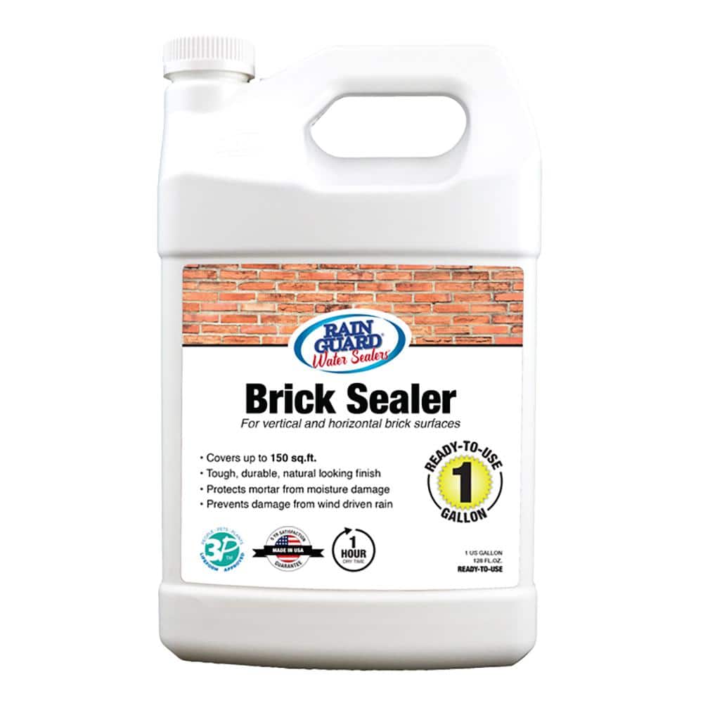 RAIN GUARD 1 gal. Brick Sealer Premium Water Based Waterproofer SP-3004 ...