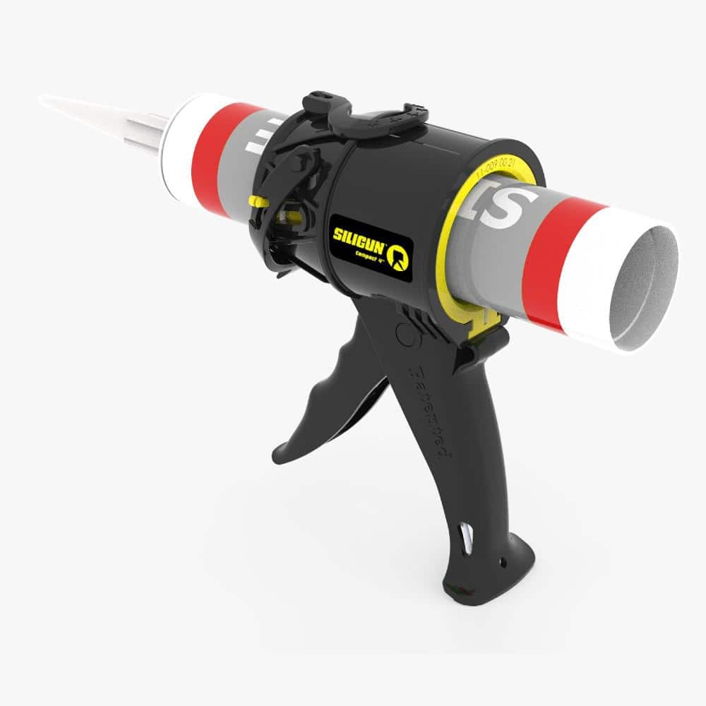 SILIGUN 4 in. Super Compact Heavy-Duty Drip-free Caulk Gun for 10 oz ...