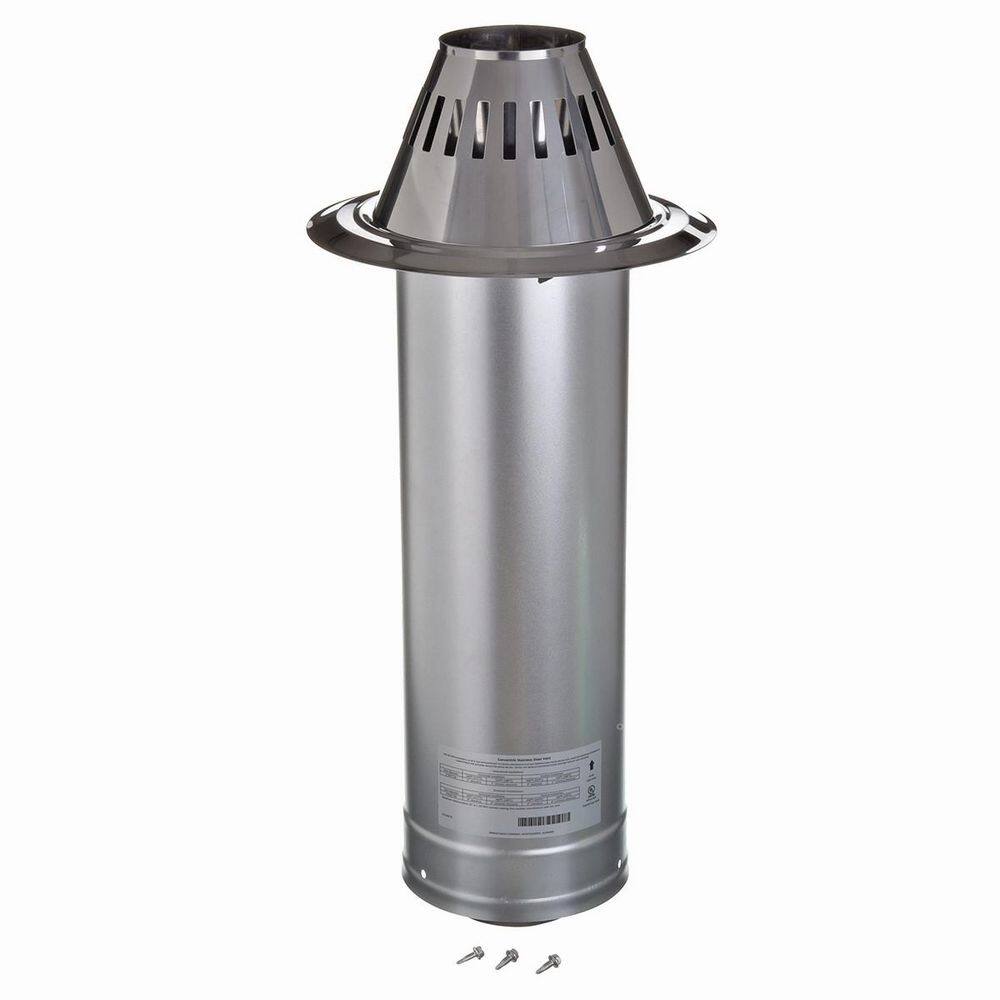 Rheem ProTech Stainless Horizontal Vent Cone Termination Kit (Max Wall ...