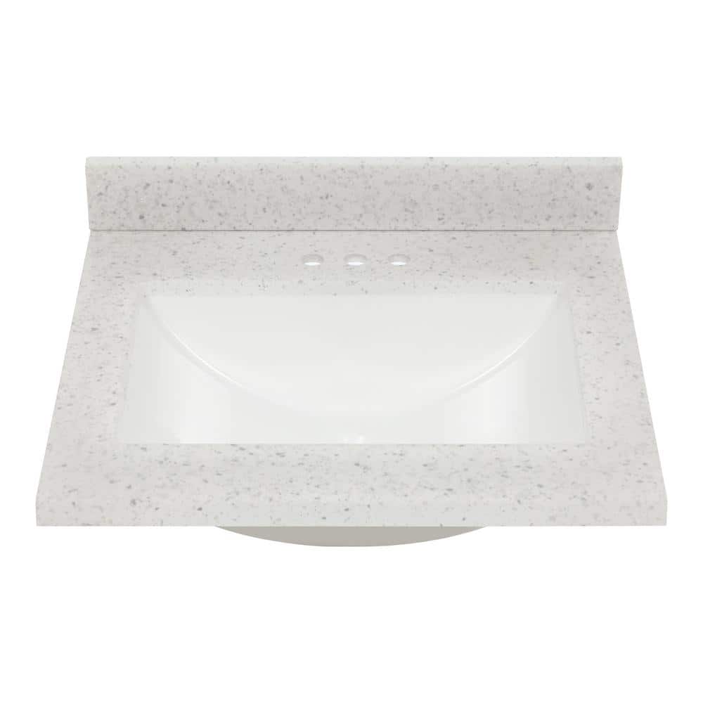 Home Decorators Collection 25 in. W x 22 in. D Engineered Stone ...