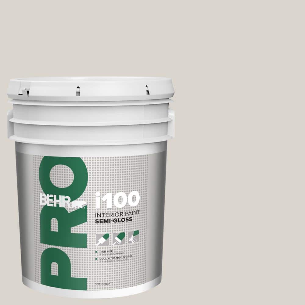 BEHR PRO 5 gal. #HDC-MD-21 Dove Semi-Gloss Interior Paint PR17005 - The ...