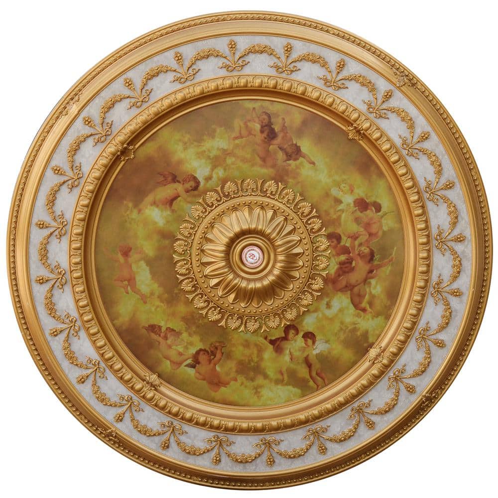 AFD 63 in. x 3.50 in. x 63 in. Siste Chapel Classical Round Chandelier ...