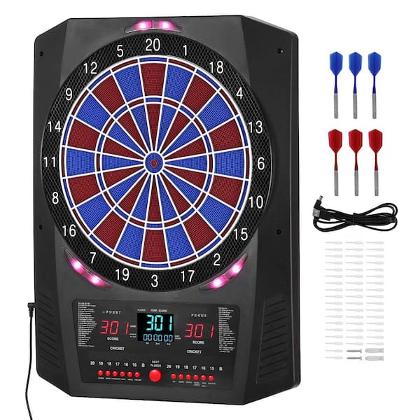 SKYSHALO Electronic Dart Board, 13.5 in. Target 45-Games and 474 ...