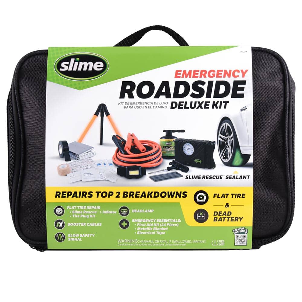 Slime Deluxe Roadside Emergency Kit 50155 - The Home Depot