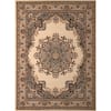 Floral Kerman Ivory 5 ft. x 7 ft. Indoor Area Rug 851 10115 58 - The ...