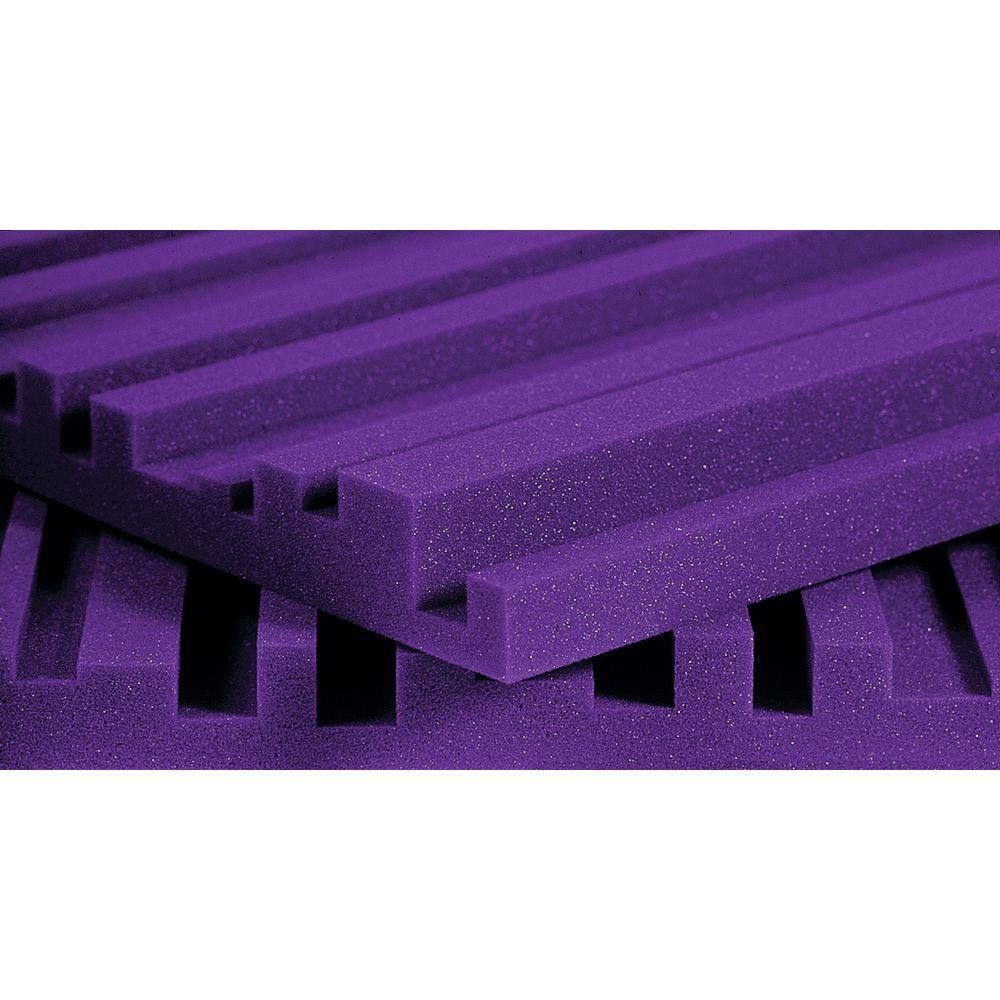 Auralex Studiofoam Metro Panels 2 Ft W X 4 Ft L X 2 In H Purple