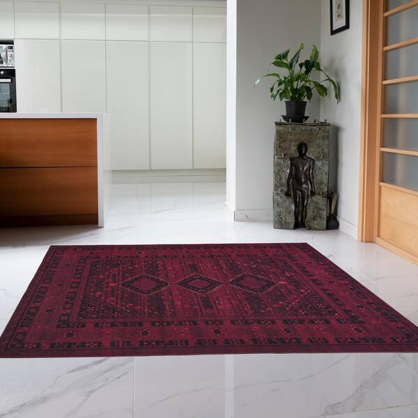 PLAYA RUG Olympus Burgundy 5 ft.8in.x 9 ft. Machine Washable PLAYA RUG Olympus Burgundy 5 ft.8in.x 9 ft. Machine Washable