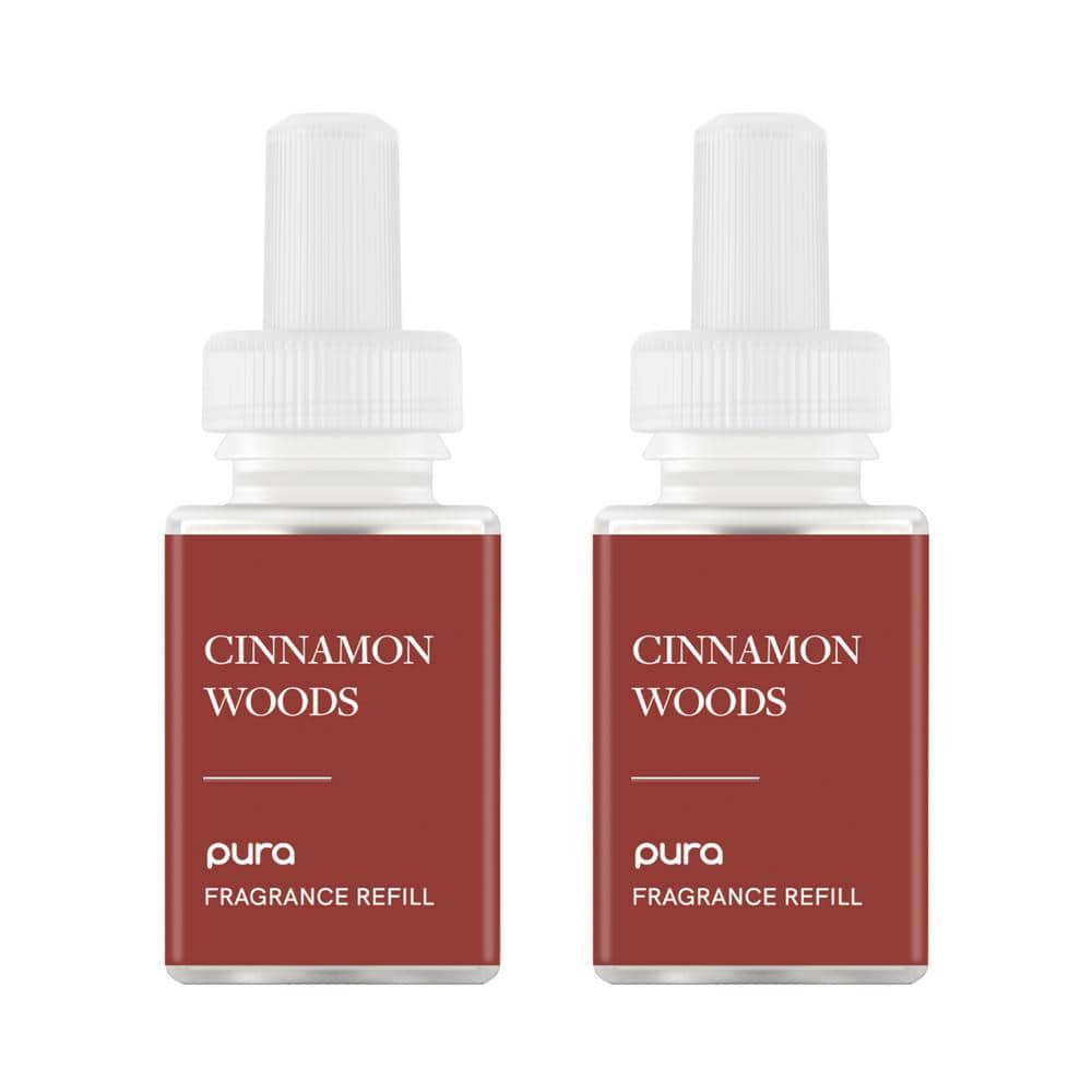 Pura Cinnamon Woods - Seasonal Home Fragrance Refill For Smart Fragrance Diffusers - Up to 120 ...