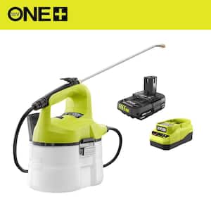 RYOBI USB Lithium Cordless Compact Sprayer with 2.0 Ah Battery and ...