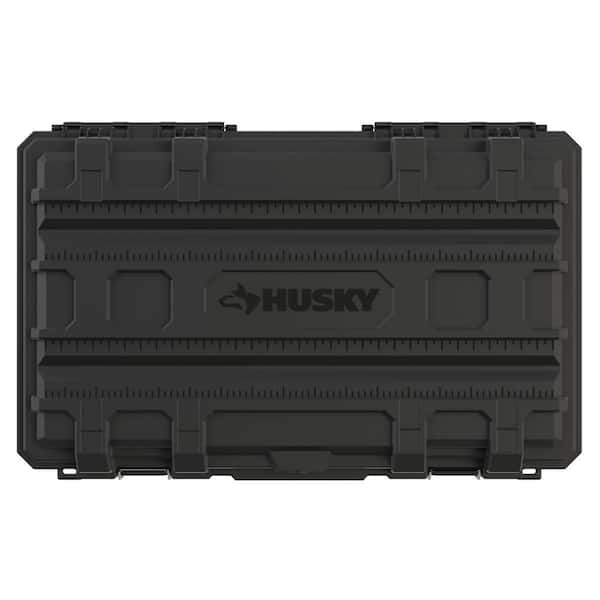 Husky 36.5 in. Black Heavy Duty Large Rolling Toolbox with Tool Tray ...