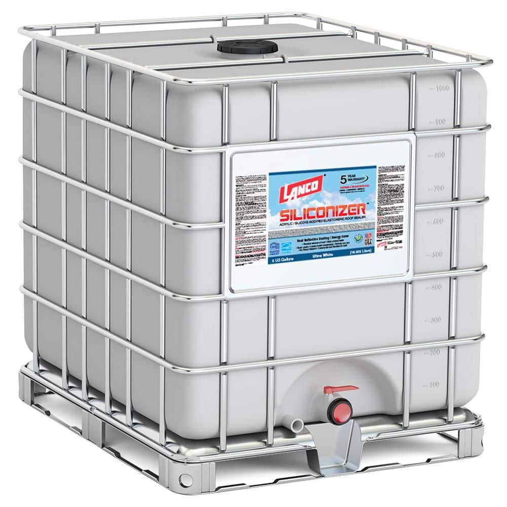 Lanco Siliconizer 250 Gal. White Elastomeric Roof Sealer RC200-0 - The ...