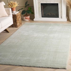 SAFAVIEH Revive 7 ft. x 7 ft. Ivory Modern Solid Square Area Rug ...