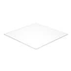 Falken Design 24 in. x 24 in. x 3/16 in. Thick Acrylic White ...