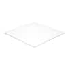 Falken Design 36 in. x 60 in. x 1/2 in. Thick Acrylic White Opaque 7508 ...