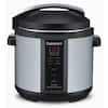 Cuisinart 6 Qt. Black Stainless Steel Electric Pressure Cooker with Non ...