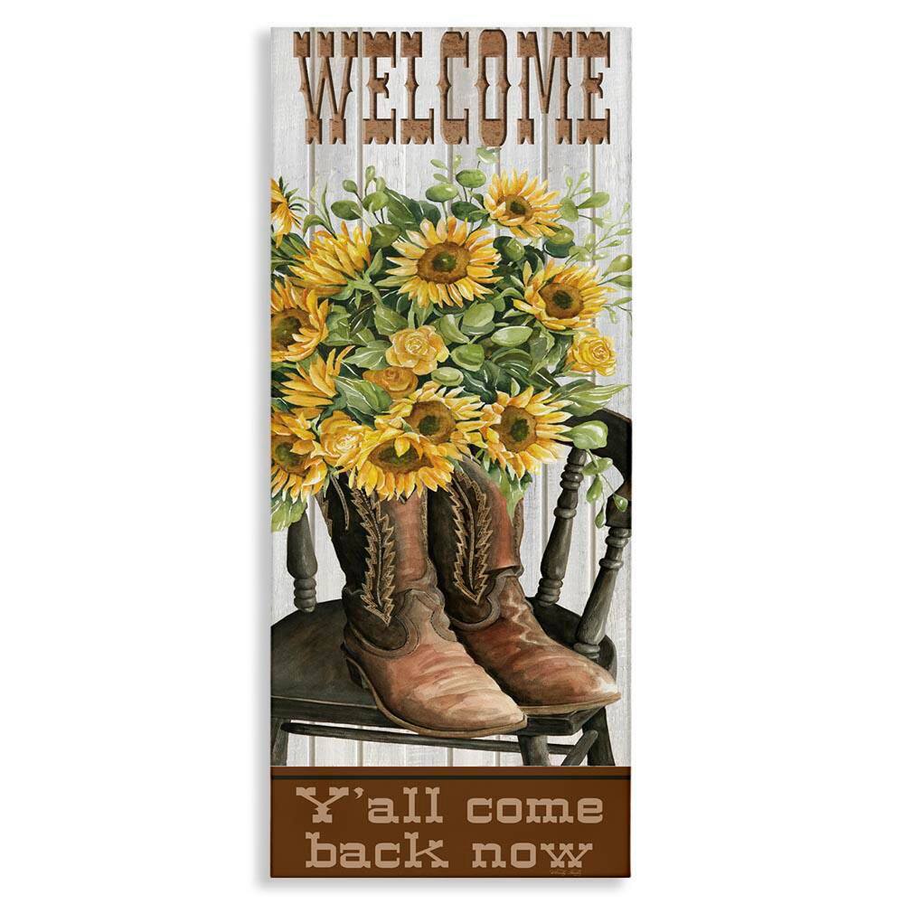Stupell Industries Southern Welcome Phrase by Cindy Jacobs Unframed ...