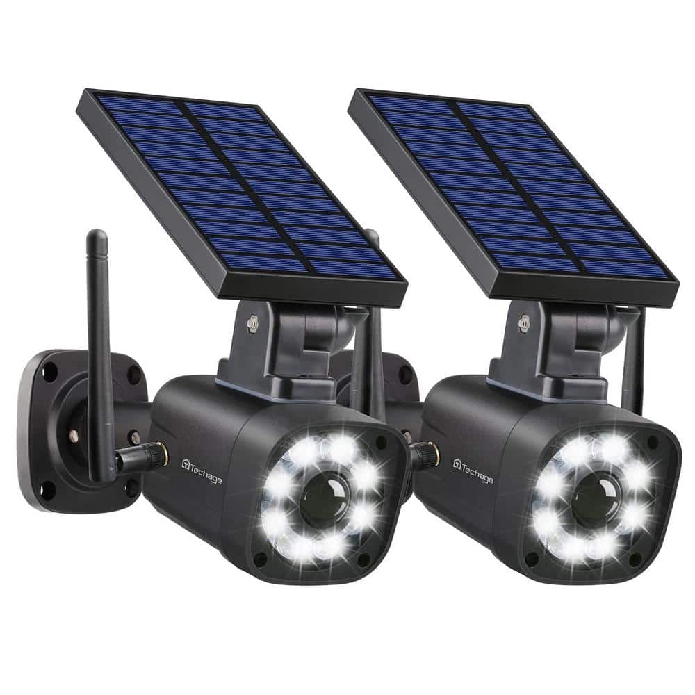 Lukyamzn Solar Powered, Fake Security Camera, Motion-Activated ...