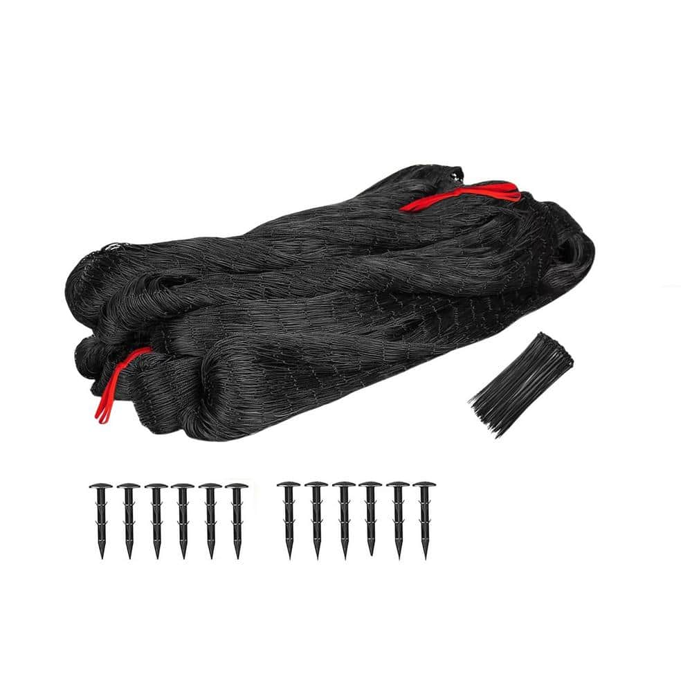 Angel Sar 2.4 in. Square Mesh 50 ft. x 50 ft. Nylon Garden Poultry ...